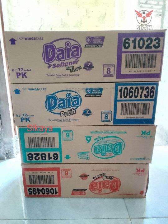 1 DUS DETERGENT DAIA 1000 DETEREJEN BUBUK ISI 72PCS | Lazada Indonesia