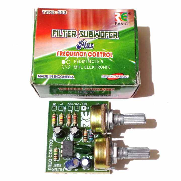 Kit Filter Subwoofer Plus Frekuensi Control by Ranic | Lazada Indonesia