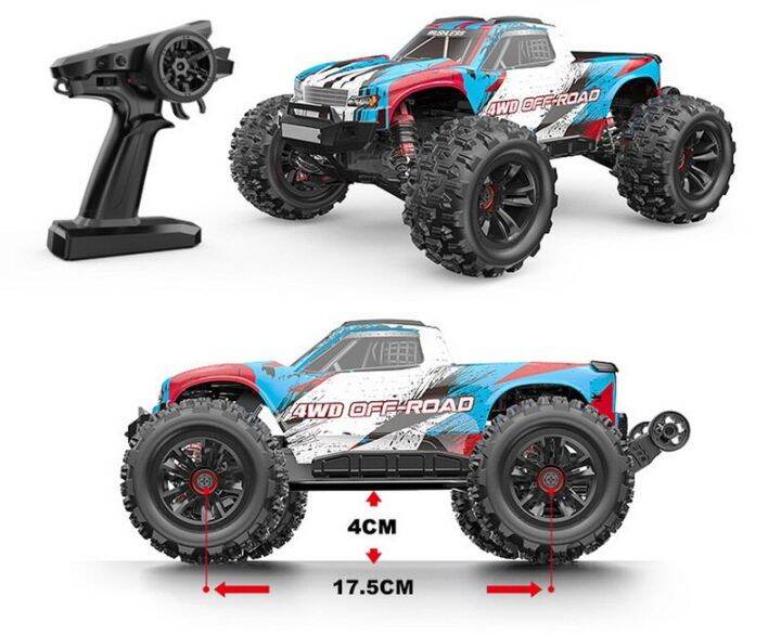 MJX 16208 Hyper Go 1/16 Brushless High-Speed 4WD 2.4G Remote Control Off-Road Truck 68Km/H /4WD ...