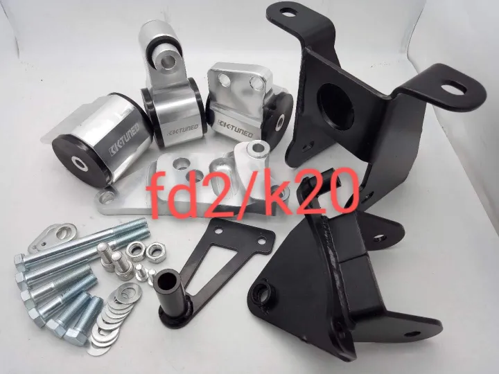 Honda Civic FD2R FD2 Type-R K20A Silver Billet Engine Mounting kit K ...