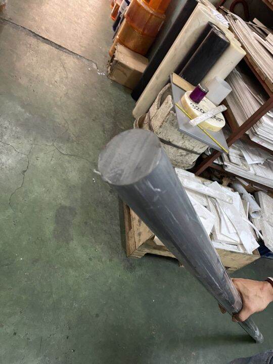 PVC Grey Rod size 50mm diameter x 1 meter Engineering Plastic PVC Rod ...