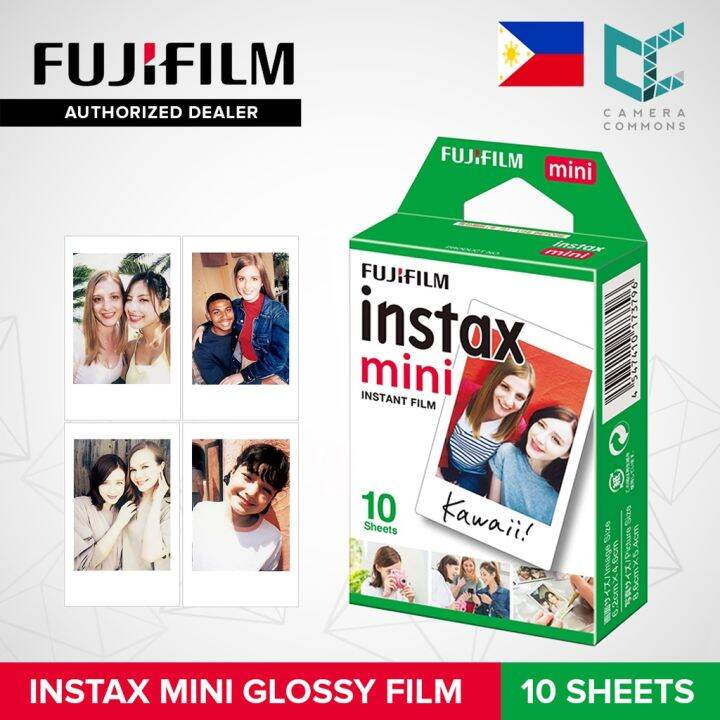 FUJIFILM Instax Mini Glossy Instant Film Plain White 10 Sheets | Lazada PH