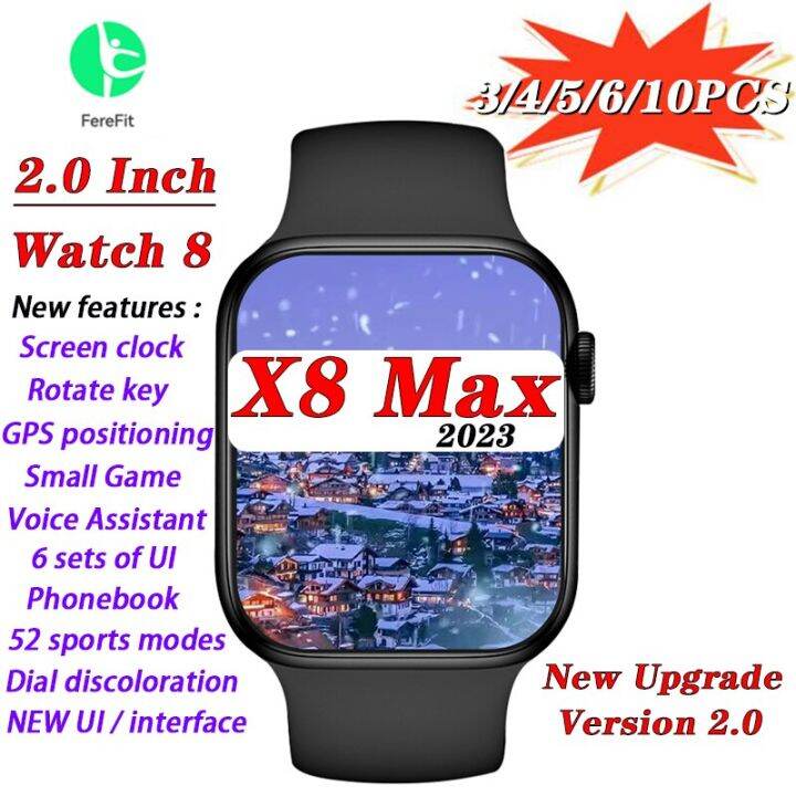 X8 Max Smart Watch Wholesale New X8 Max 2.0 Inch Women Men Watch 8 2023 ...