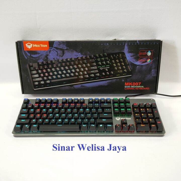 Meetion Basic Mechanical Gaming Keyboard MK007 | Lazada Indonesia