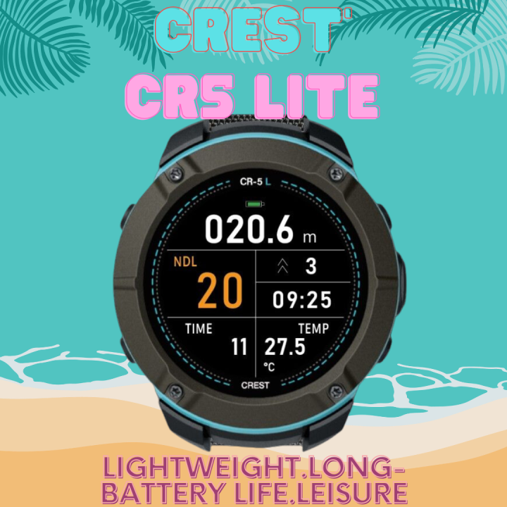 CREST latest masterpiece CR-5L diving computer Color Screen ...
