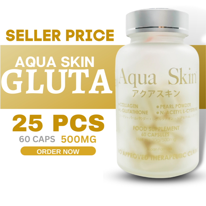 [SELLER PRICE] Aqua Skin Glutathione Gluta Caps Collagen NAC Gluta ...
