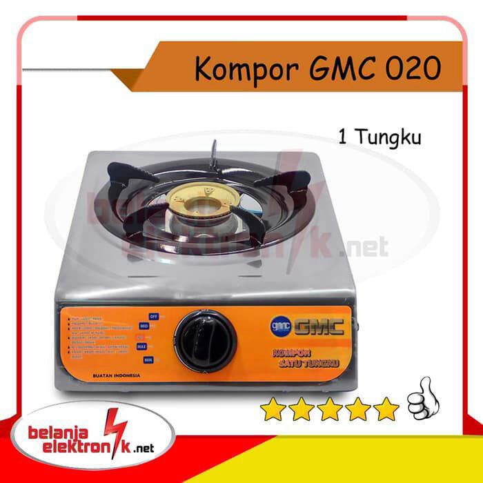 KOMPOR GAS STAINLESS GMC-020 1 TUNGKU | Lazada Indonesia