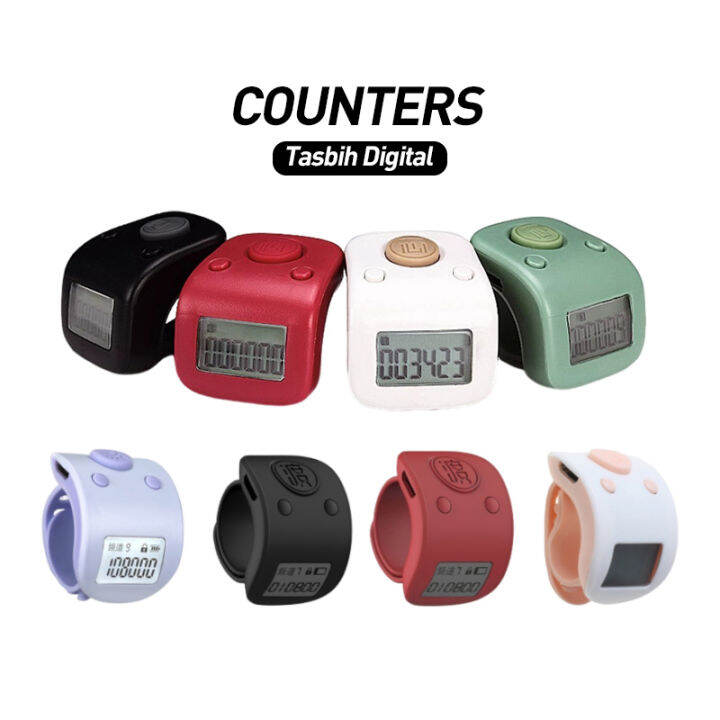 Tasbih Digital Alat Hitung Cepat Tally Counter Rechargeable Silent 6 ...