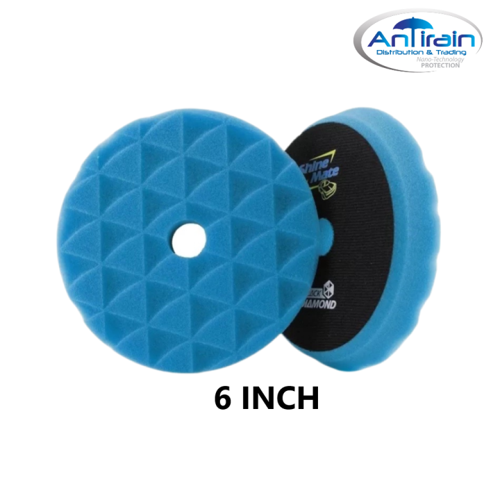 SHINEMATE BLACK DIAMOND BLUE PAD (6'INCH , MEDIUM POLISHING CUT) | Lazada