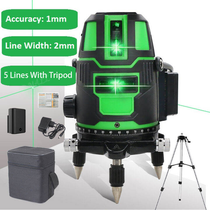 [Delivered in Malaysia]Laser Level 5 line murah Green Laser Level 360 ...