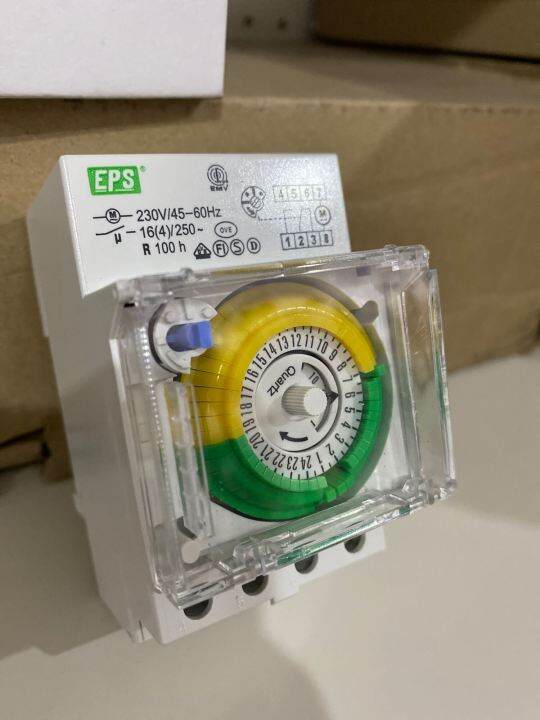 EPS 24HR TIMER ANALOG (SIRIM) / TIMER 24JAM | Lazada
