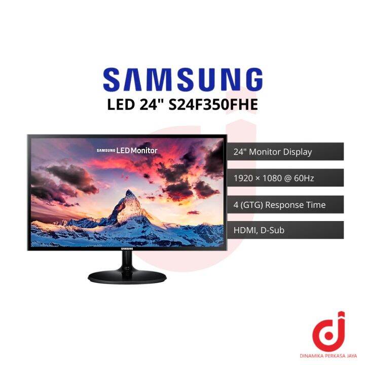 Monitor Samsung 24" 75hz S24R350 IPS FHD HDMI LED LS24R350FHE | Lazada ...