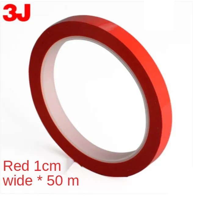 Red: 10mm wide*50m Desktop Logo Tape Whiteboard Scribe Seamless Warning ...