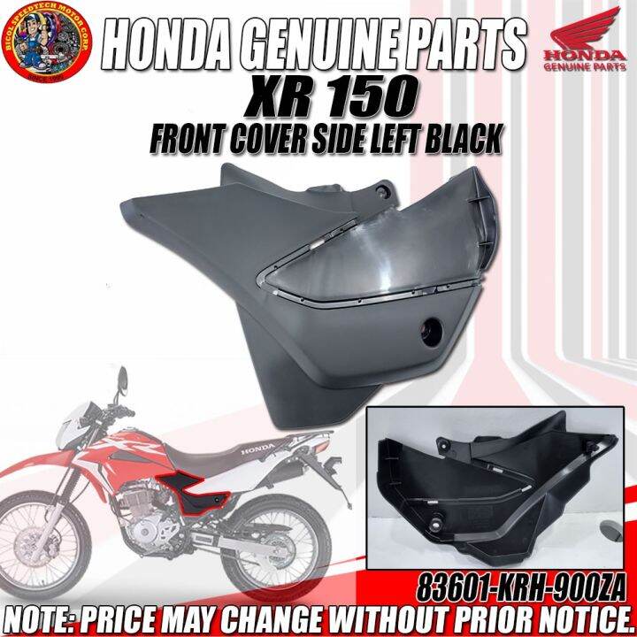 XR 150 FRONT COVER SIDE LEFT BLACK (HPI) (GENUINE: 83601-KRH-900ZA ...