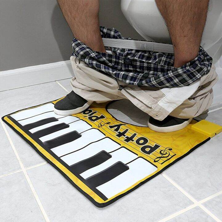 Hot Big Size Potty Piano Sounding Rug Bathroom Fun Toe Tapping Musical ...