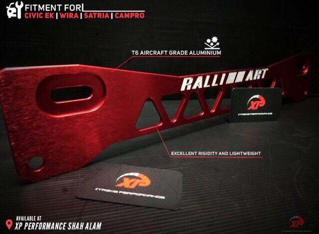 SUBFRAME RALLIART SPORT EK WIRA SATRIA CAMPRO RED COLOR T6 ALUMINIUM ...