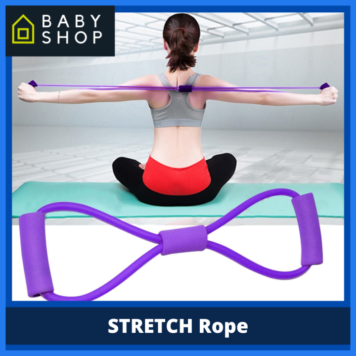 TALI ELASTIS YOGA Alat Olahraga Stretch Rope Serbaguna | Lazada Indonesia