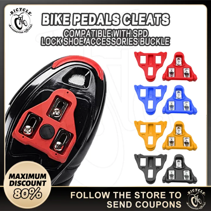 1 pair Cleats Attachment Road Bike Pedals Cleats Plate Clip SH11 6 ...
