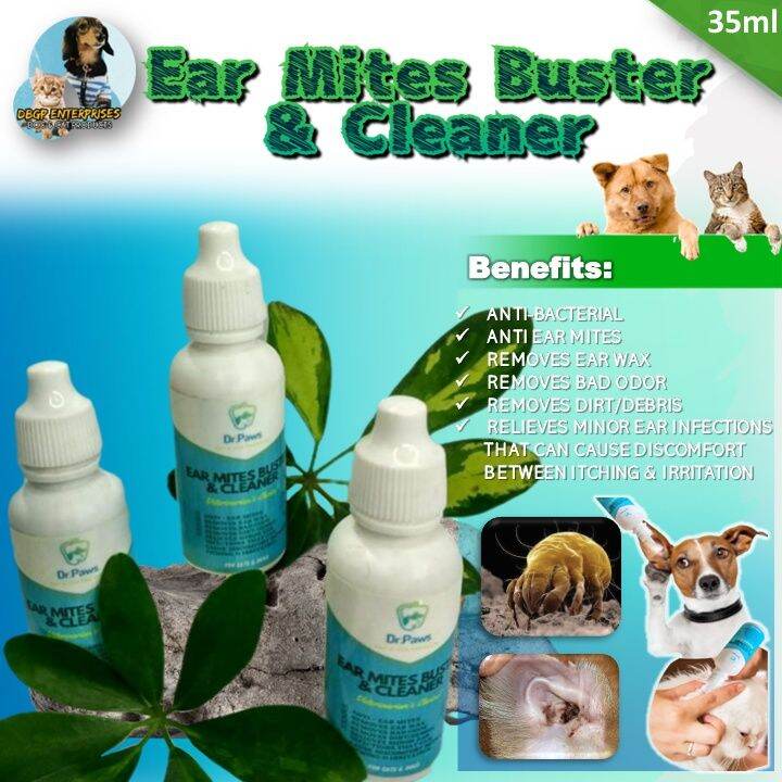 【COD】 Ear Mites Buster Ear Cleaner Ear Disinfectant by Dr. Paws | Lazada PH