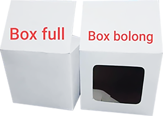 Box putih Duplex Mug Keramik / Kotak dus kado souvenir duplek putih ...