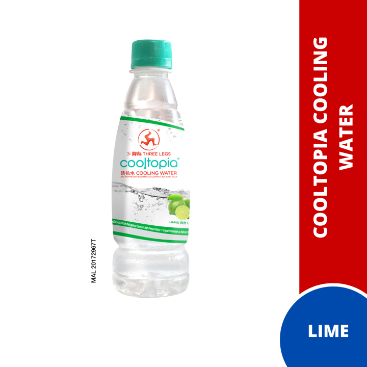 Three Legs Cooltopia Cooling Water (Lime) 320ML | Lazada