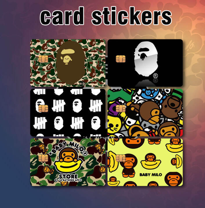 APE BABY MILO CARD STICKER - BAPE TNG STICKER - BABY MILO PHOTOCARD ...