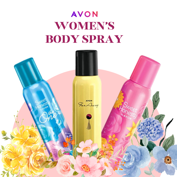 Avon WOMEN'S BODY SPRAY 120ml - Aesthetic Cosmetics & Beauty Pluz ...