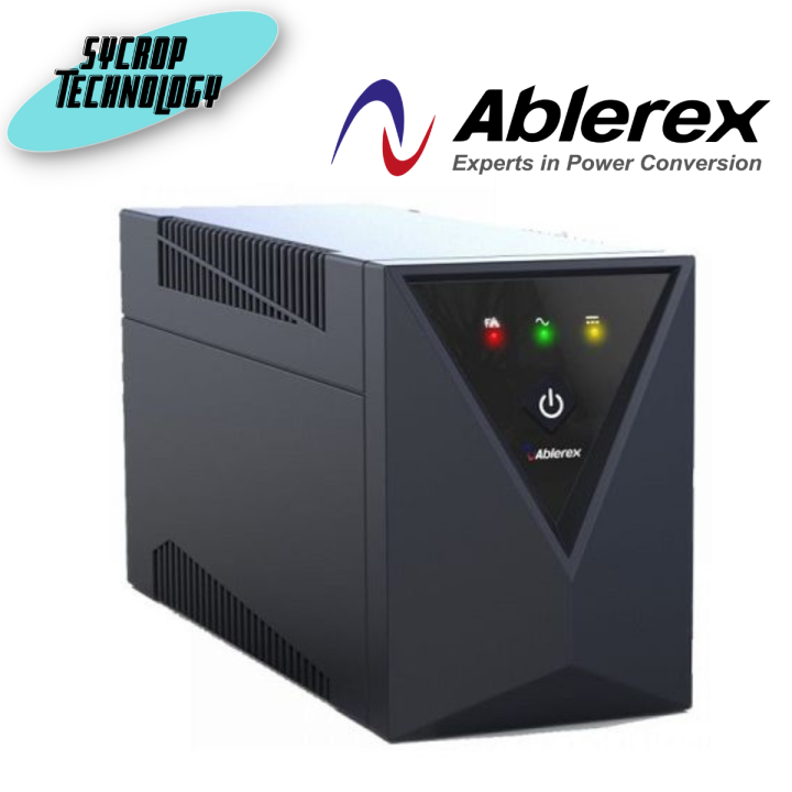 เครื่องสำรองไฟ ABLEREX-1000LSX 1000VA/480W 1x12v battery ประกันศูนย์ เช็คสินค้าก่อนสั่งซื้อ ...
