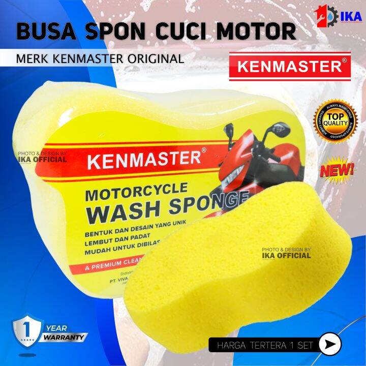 Busa Pencuci Moto Mobil - Kenmaster Spon Cuci Motor Set 2pcs - Wash ...