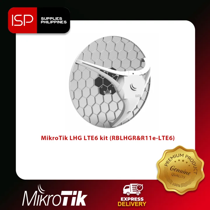 MikroTik LHG LTE6 kit (RBLHGR&R11e-LTE6) - 4G Modem, LTE Modem ...
