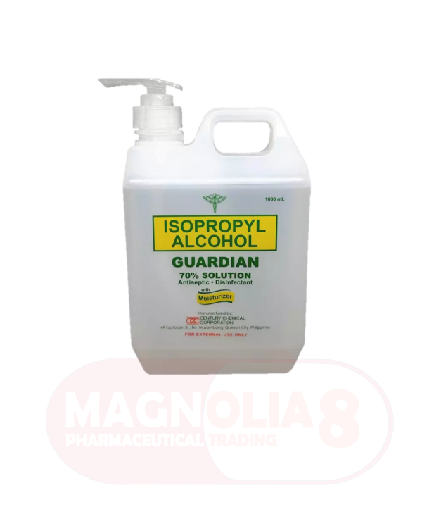 Guardian 70% Isopropyl Alcohol - 1 Liter Table Top Pump Bottle | Lazada PH