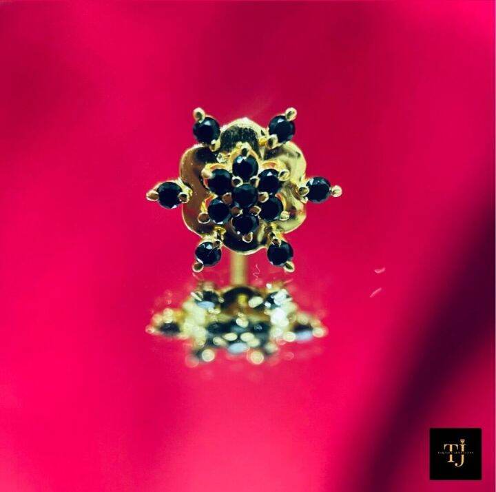 Gold Stone Mukuthi/ Nose Pin/ Nose Studs | Lazada