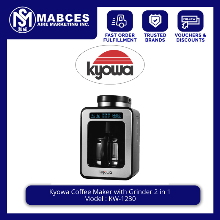 Kyowa 2 in 1 Coffee Maker with Grinder KW-1230 | Lazada PH