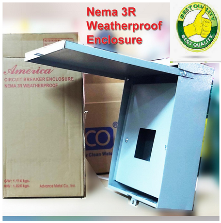 Nema 3R Weatherproof Enclosure Plug-In or Bolt-On Circuit Breaker ...