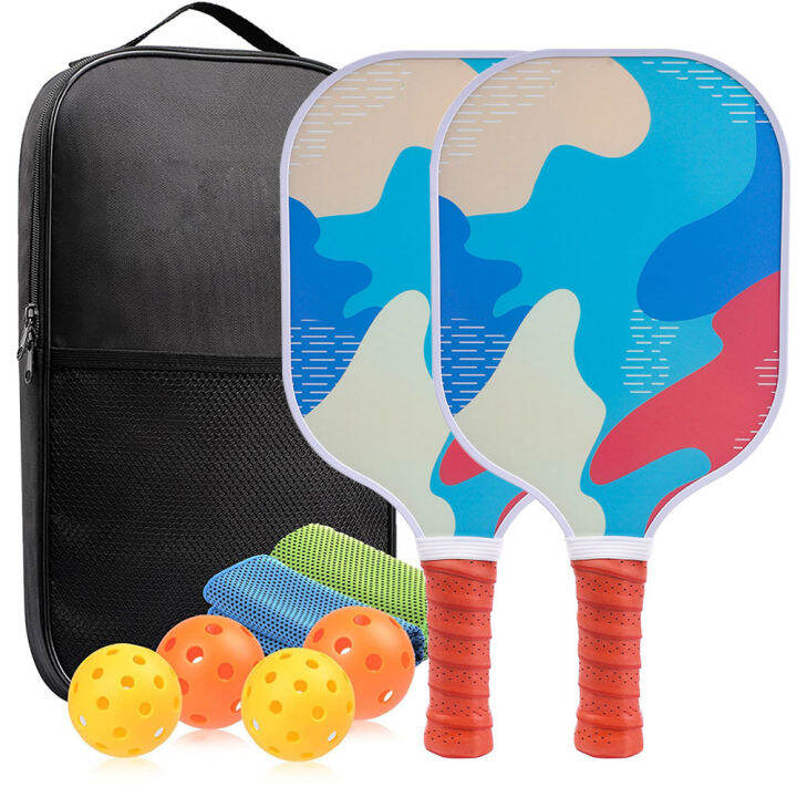 Pickleball Paddles Set, Lightweight Paddles Graphite carbon fiber ...