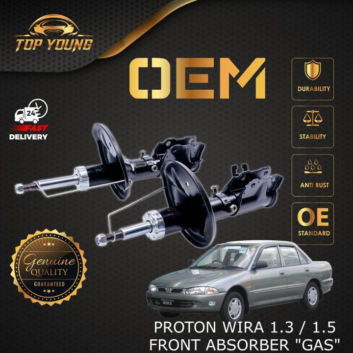 ABSORBER PROTON WIRA 1.3 / 1.5 FRONT ABSORBER OEM PRODUCT 2 PCS | Lazada