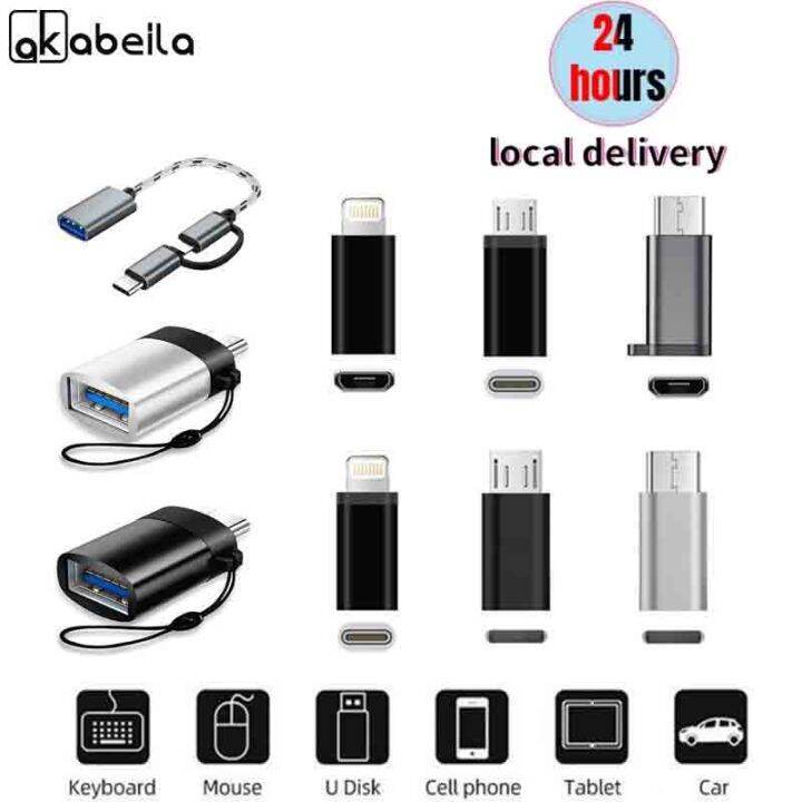 OTG Adapter Type C To Micro USB Adapter OTG Connector Charger For ...