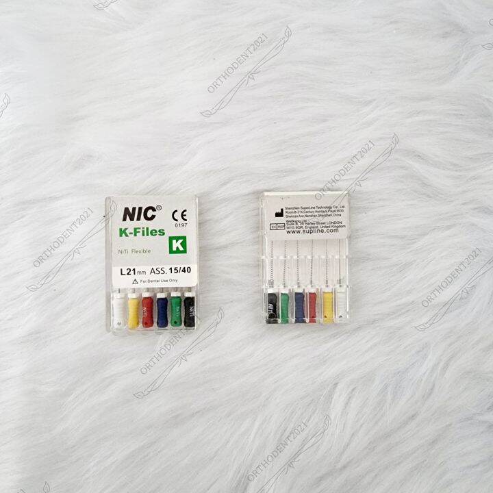NIC K-Files ( NiTi Files ) L21 15-40 for root canal | Lazada PH