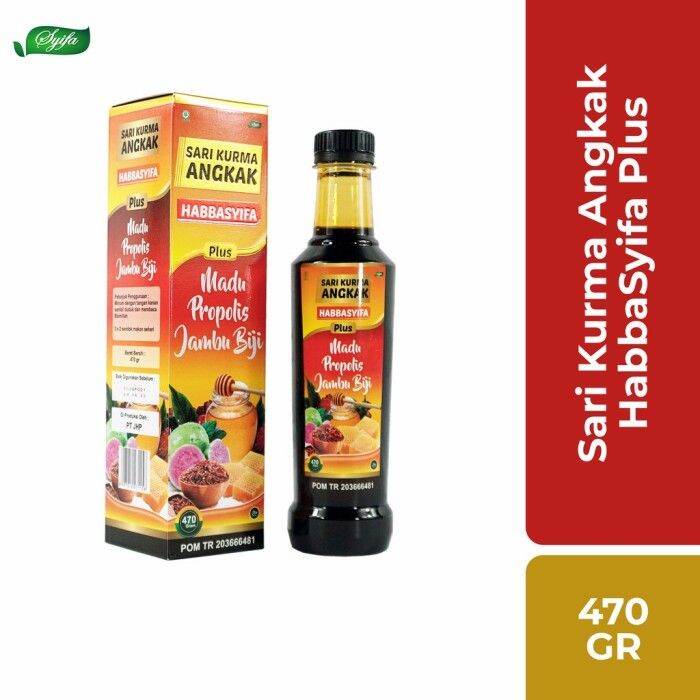 Sari Kurma Angkak Habbasyifa Isi 470gr Sari Kurma Angkak plus Jambu ...