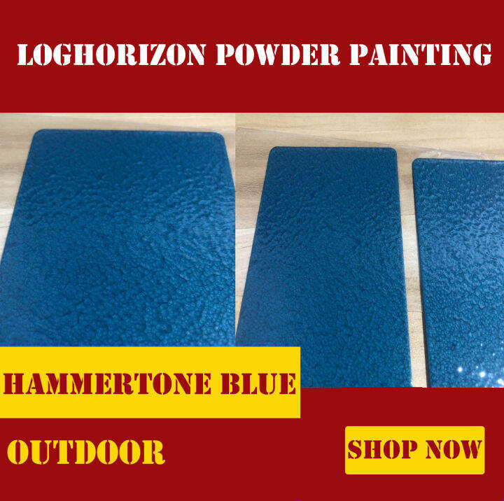 Powder Coating Powder - 1kg Hammertone Blue - OUTDOOR (LIMITED STOCK ...