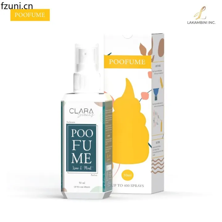 ♟Lime Mint Poofume - Poop Spray Odor Buster Cleaner, Clara Scents (50ml ...