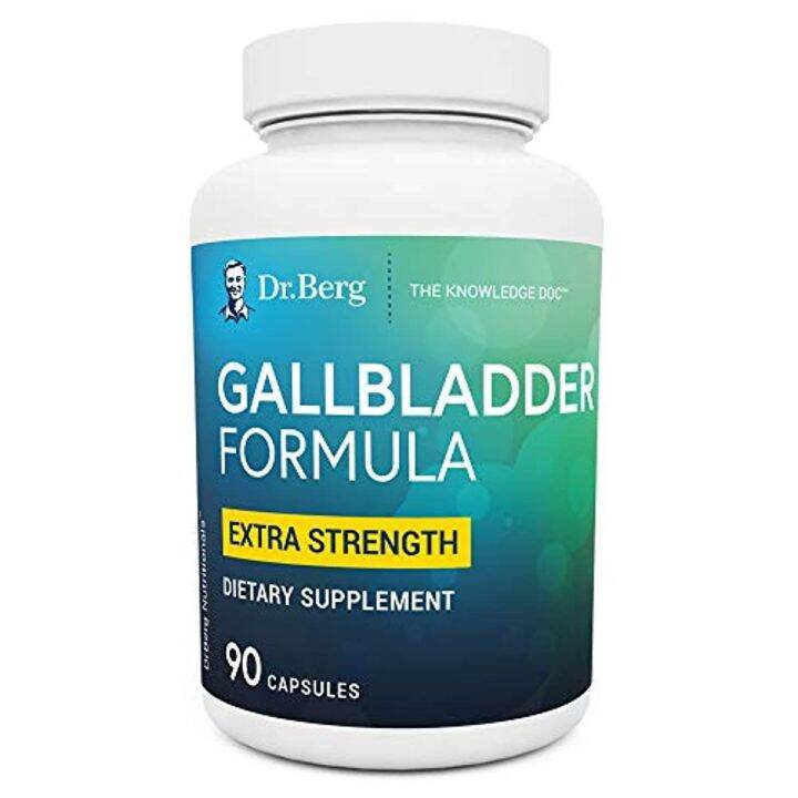 Dr. Berg’s Gallbladder Formula Contains Purified Bile Salts, 90 ...