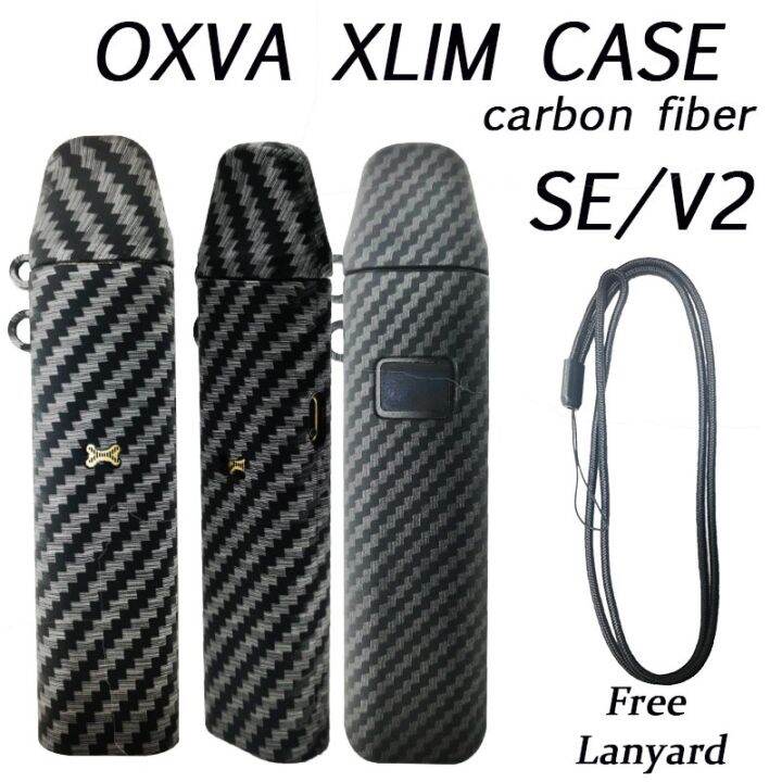 [Free Lanyard] OXVA XLIM V2/SE pod Carbon Fiber case genuine protective ...