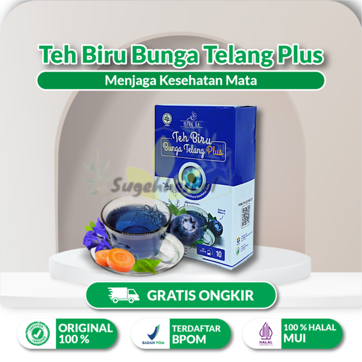 TEH BIRU BUNGA TELANG PLUS 100% ORIGINAL BPOM | Lazada Indonesia