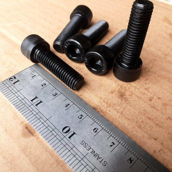 BAUT L M10X35 (3.5CM) BAJA FULL DRAT / BAUT L BAJA M10 X 35 GRADE 12.9 ...