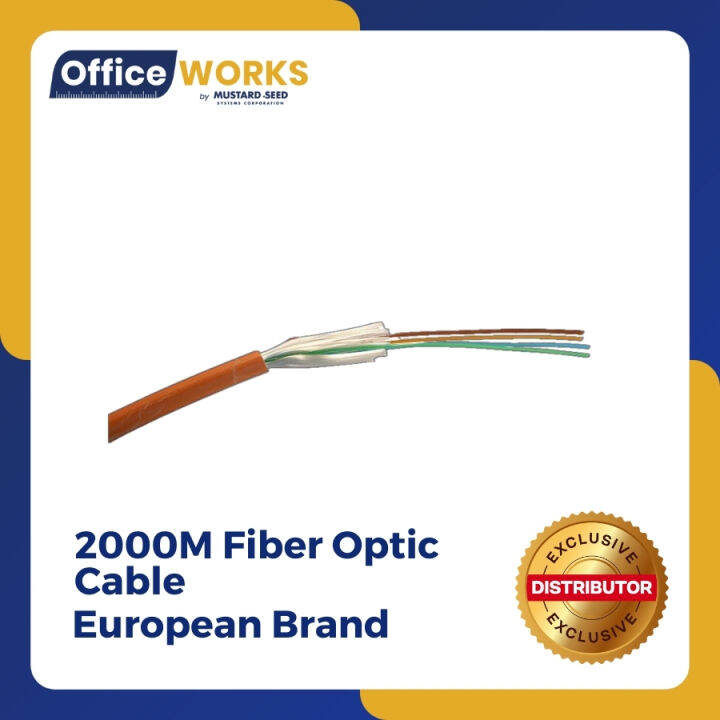 LEGRAND 32555 FIBER OPTIC CABLE OM2 - 4 CORES - INDOOR/OUTDOOR - TIGHT ...