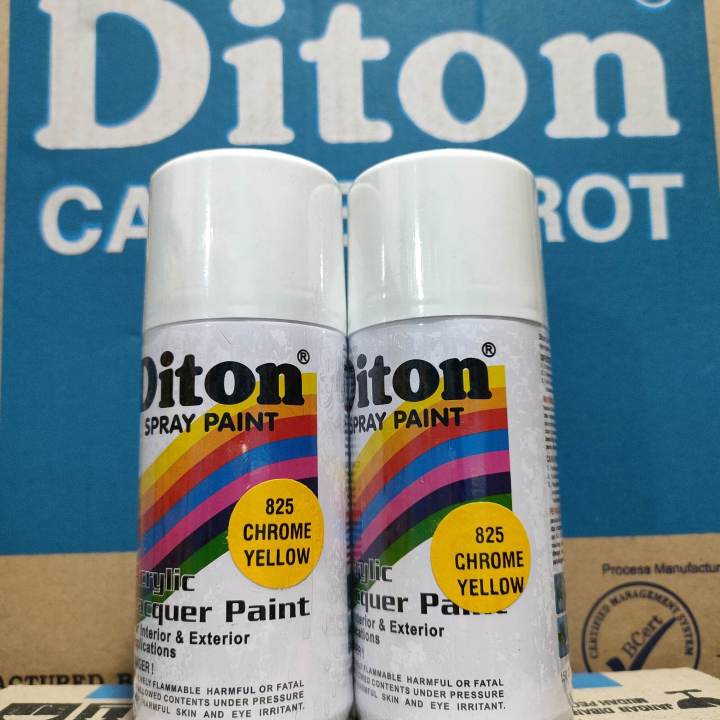 Diton Chrome Yellow 825 Kuning Lemon 150cc Pilok Pylok Pilox Cat ...