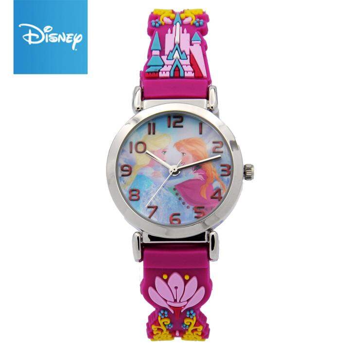 Disney Frozen Girls Purple Silicone Strap Analog Watch TG-FR-3K1119P ...