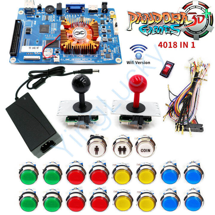 ying kit joystick DIY kit arcade kit joysticks arcade LED button copy ...
