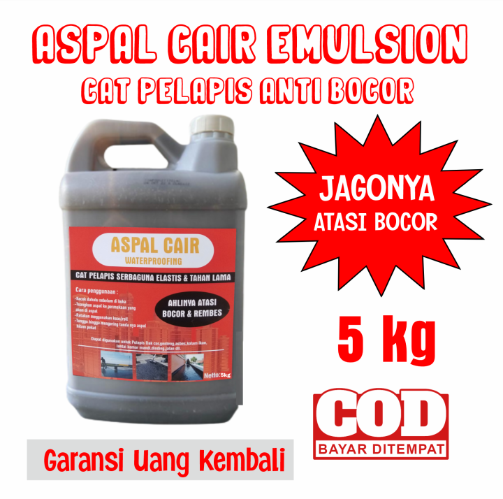 ASPAL EMULSION ANTI BOCOR 5 KG & REMBES-ASPHALT CAIR-CAT SERBAGUNA ...